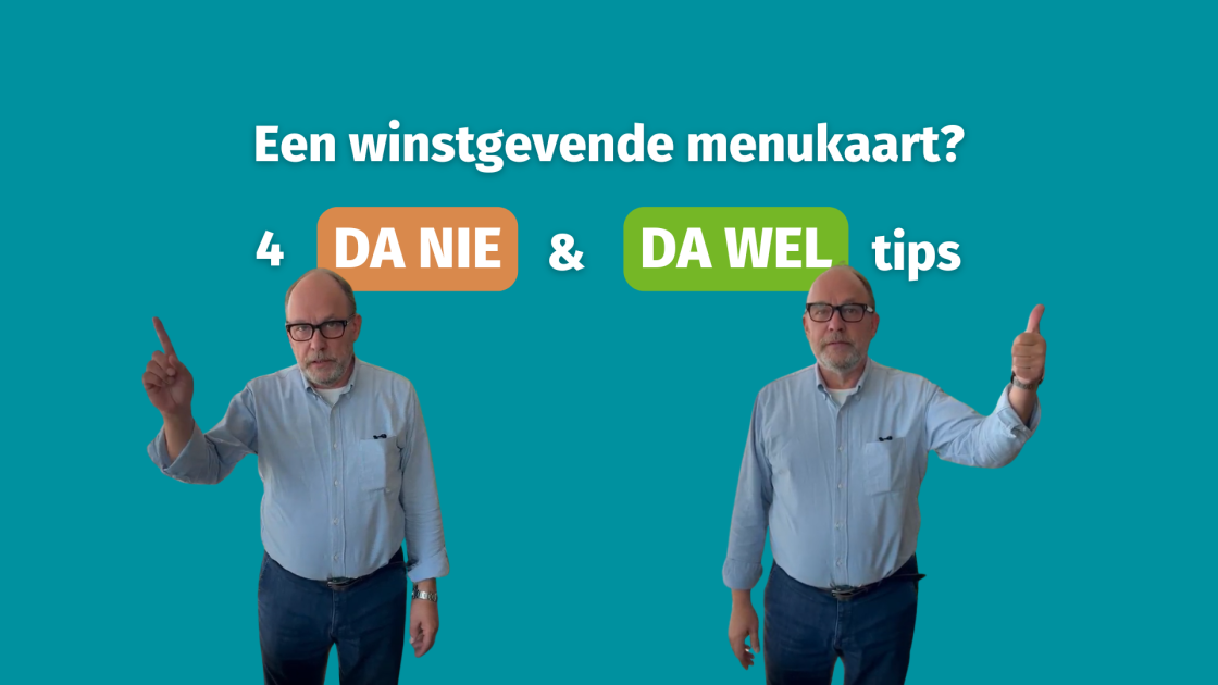 4 do’s & dont’s voor een winstgevende menukaart | Horeca Forma